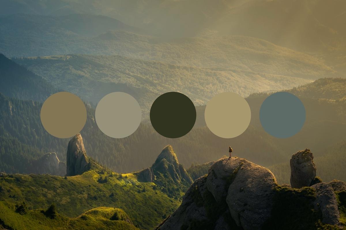 Get color palette inspiration from nature