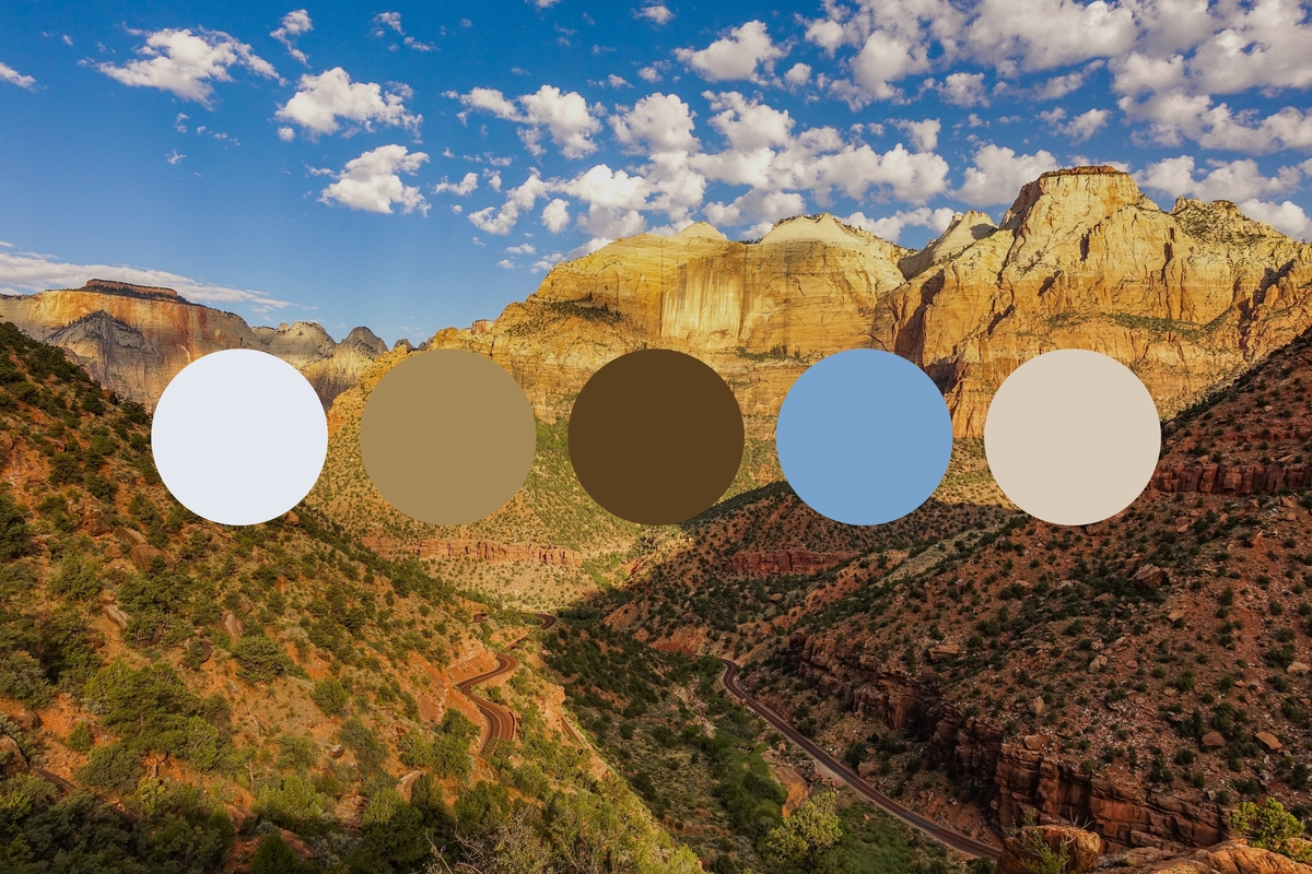 Get color palette inspiration from nature